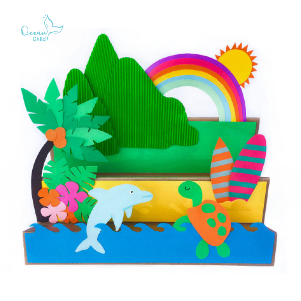 Cardboard - Ocean Child Crafts