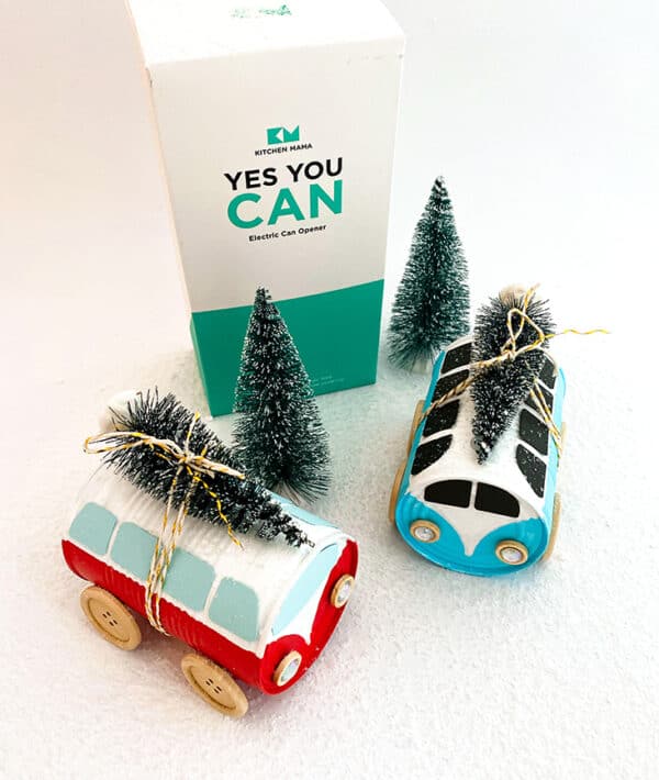 DIY Volkswagen van from recycled tin can, free craft printable! - Ocean ...