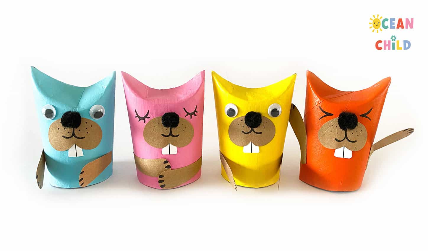 How to Make a Pinecone Squirrel with a Paper Roll (Easy Kids Craft ...