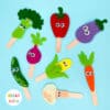 DIY Vegetable Garden Craft with Cute Veggie Puppets (Free Printable ...