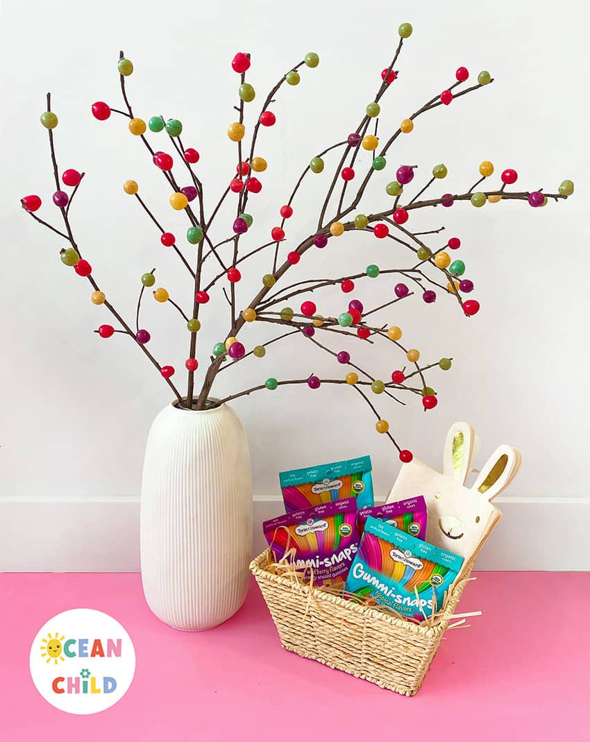 Jellybean tree craft for Easter and spring season! - Ocean Child Crafts