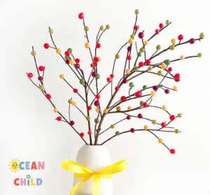 Jellybean tree craft for Easter and spring season! - Ocean Child Crafts