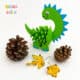 Pinecone Dinosaur Craft, The Perfect Fall Nature Craft for Kids ...