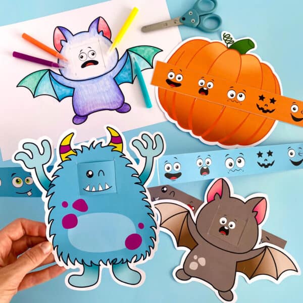 Fun Halloween craft that will make you giggle, FREE printable! - Ocean ...
