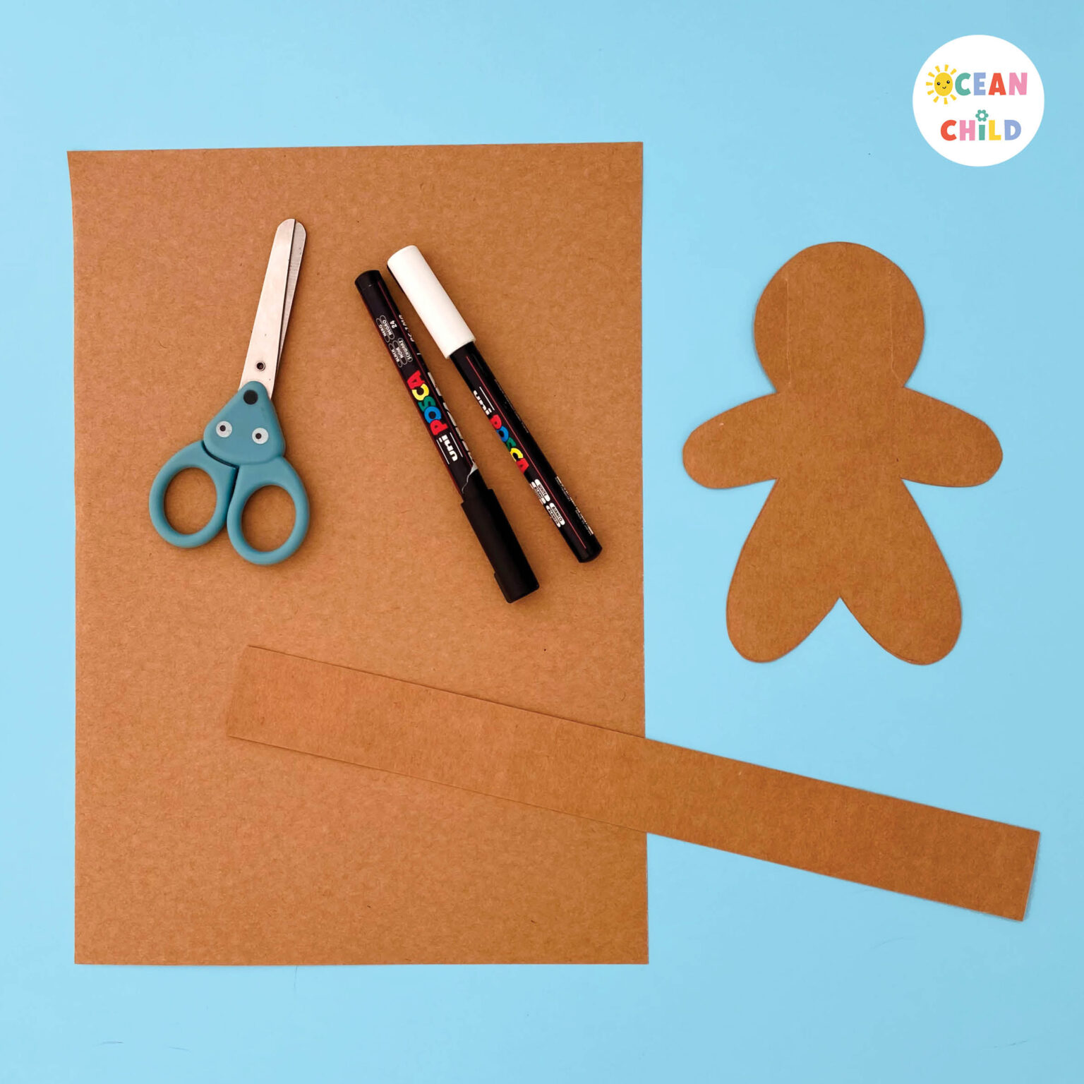 Spark Creativity with This Easy Gingerbread Man Craft for Kids! - Ocean ...