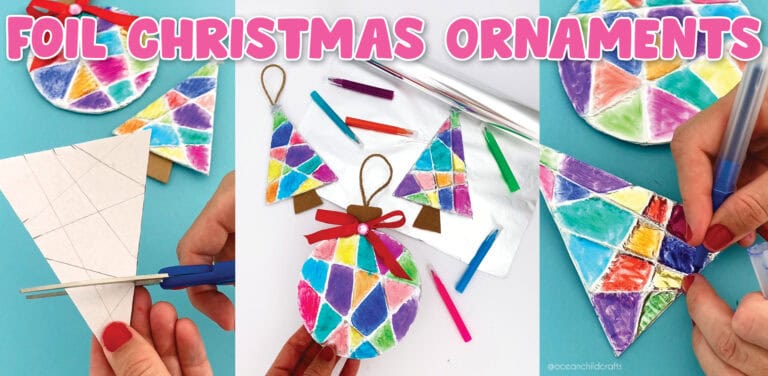 Foil Coloring: Create Beautiful Aluminum Foil Christmas Ornaments with ...