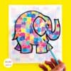 Easy And Magical Elmer The Elephant Craft Activity - Ocean Child Crafts