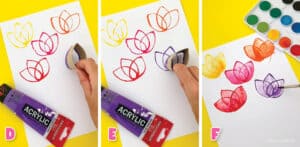 Beautiful DIY Paper Roll Flower Stamps: A Fun Craft for All Ages ...