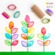 Beautiful DIY Paper Roll Flower Stamps: A Fun Craft for All Ages ...