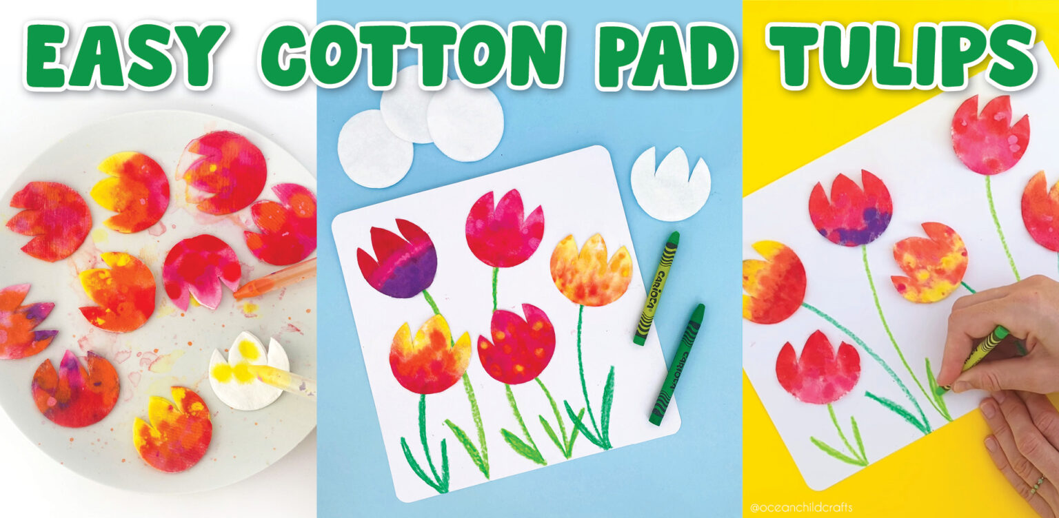 Easy tulip craft activity, perfect for Mother’s Day! - Ocean Child Crafts